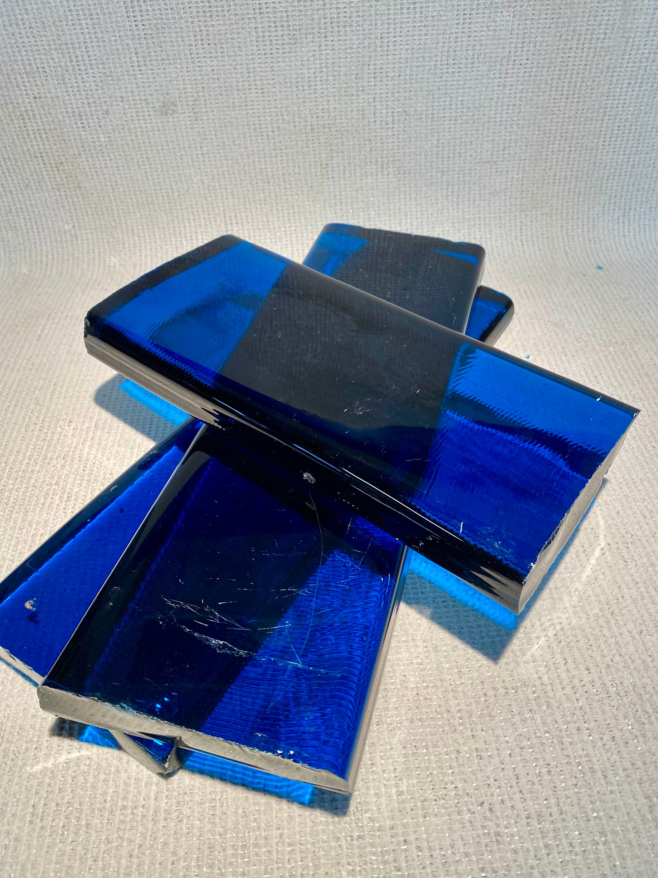 Colored Crystal Casting Glass - Fuse Casting Glass , Glass Billets ...