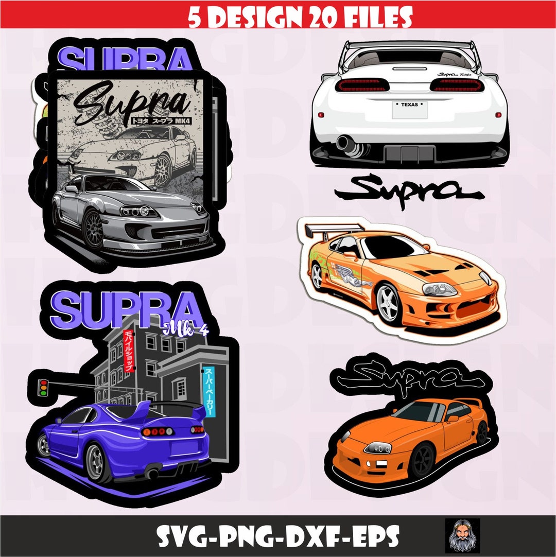 Supra Desıgn Supra Bundle Jdm Bundle Svg Eps Dxf Png - Etsy