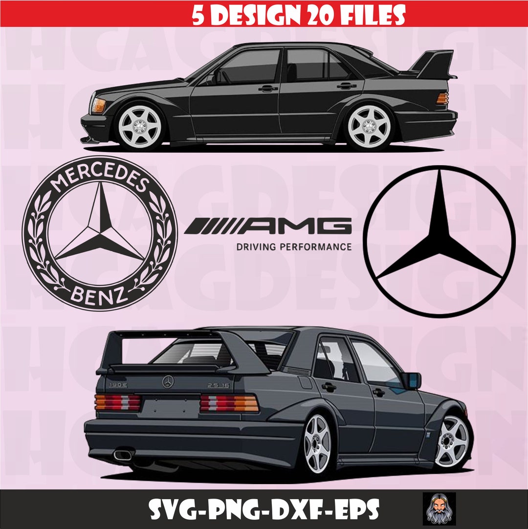 Mercedes Svg Bundle Mercedes Design Digital Printable Svg Eps Dxf Png - Etsy
