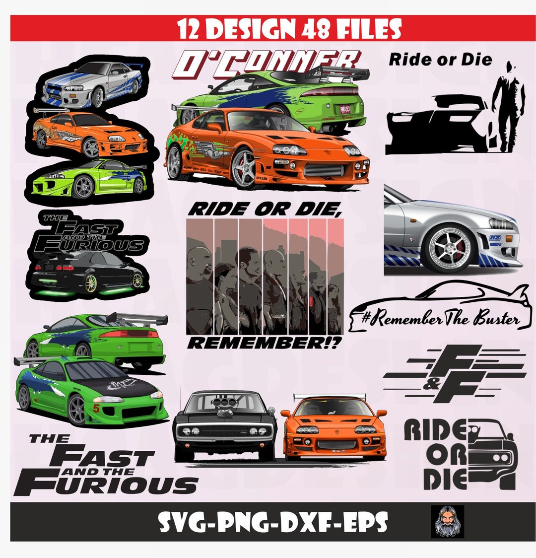 Fast X Design| Premium Movie Design Svg|fast & Furious 10 Paul Walker ...