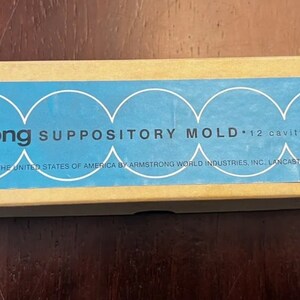 Armstrong Vintage Aluminum Suppository Mold - Etsy