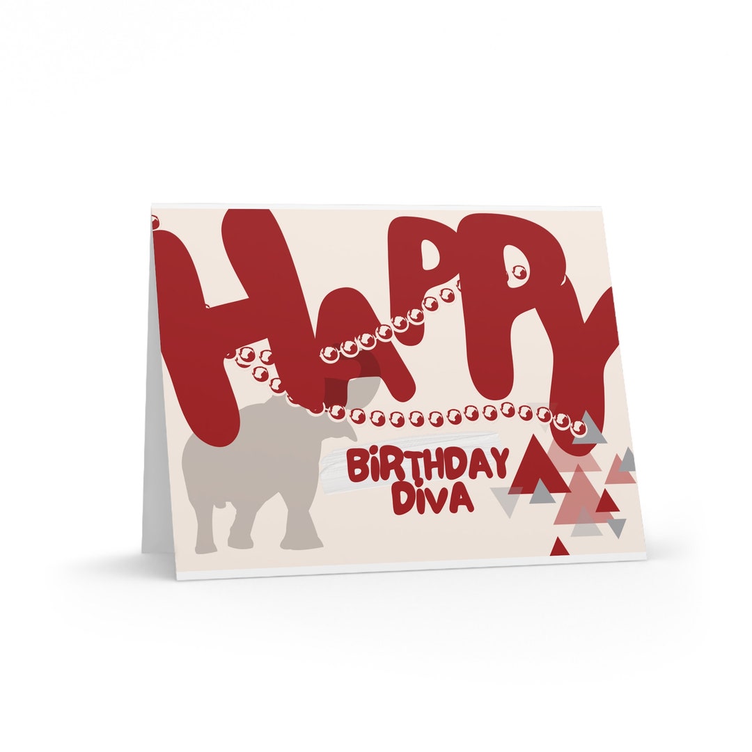 Divas Happy Birthday Greeting Cards (8, 16, and 24 Pcs) - Etsy