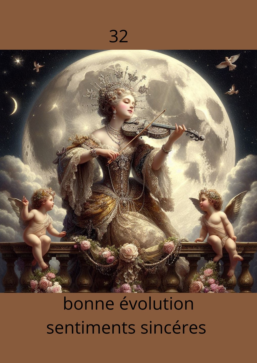 Oracle baroque format tarot ou petite cartes - Etsy France