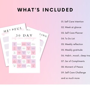 Self Care Planner Mindfulness Self Love Healing Personal Growth Journal ...