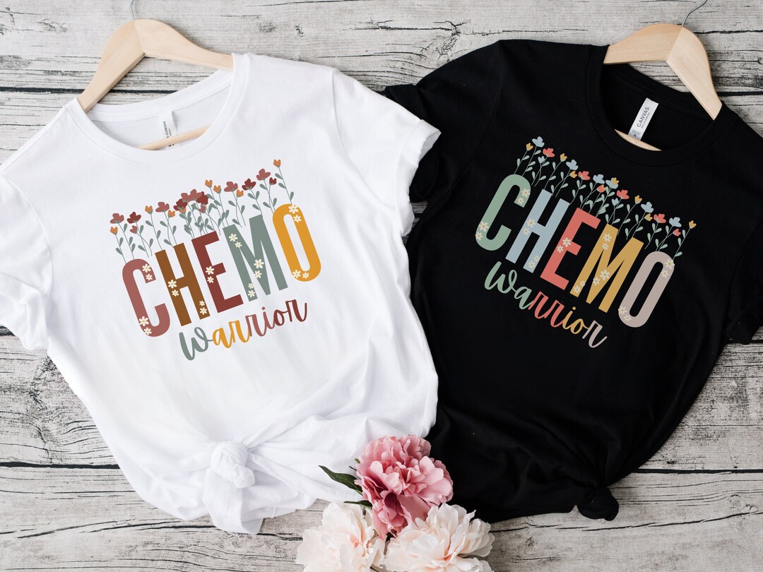 Floral Chemo Warrior Shirt for Cancer Support Gift Fight Cancer Shirt ...