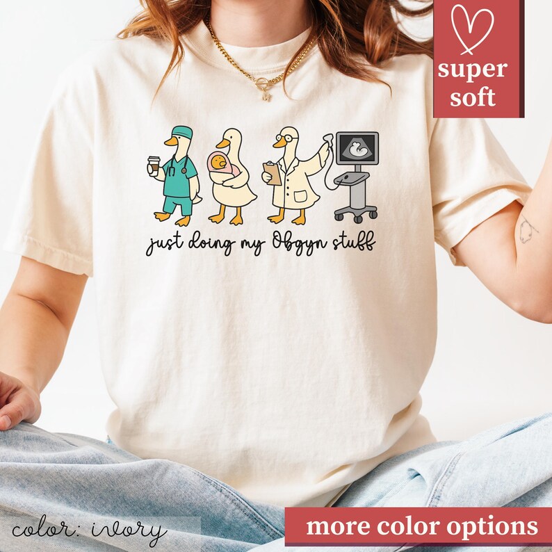 Funny OB-GYN Comfort Colors Shirt for Obstetrician Gynecologist Gift ...