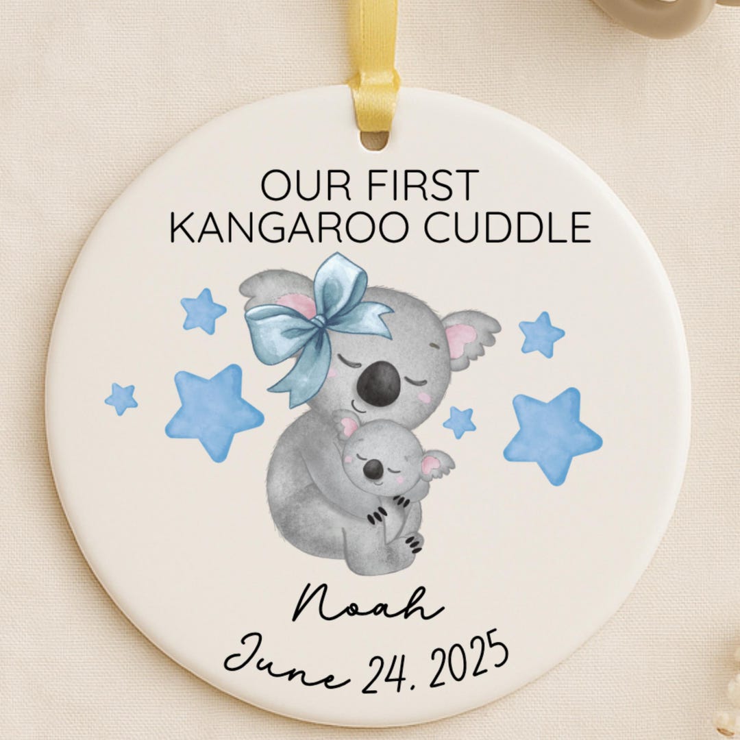 Kangaroo Care Cuddle NICU Ornament, First Kangaroo Hold Gift ...