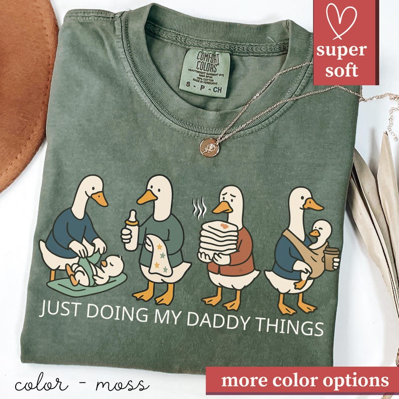 Funny New Dad Shirt • Daddy Goose T-shirt • Fathers Day Gift From Baby ...