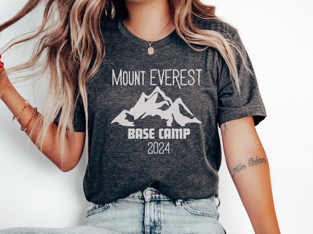 Mount Everest Base Camp 2024 Shirt, Everest Trekking Tee, Adventure ...
