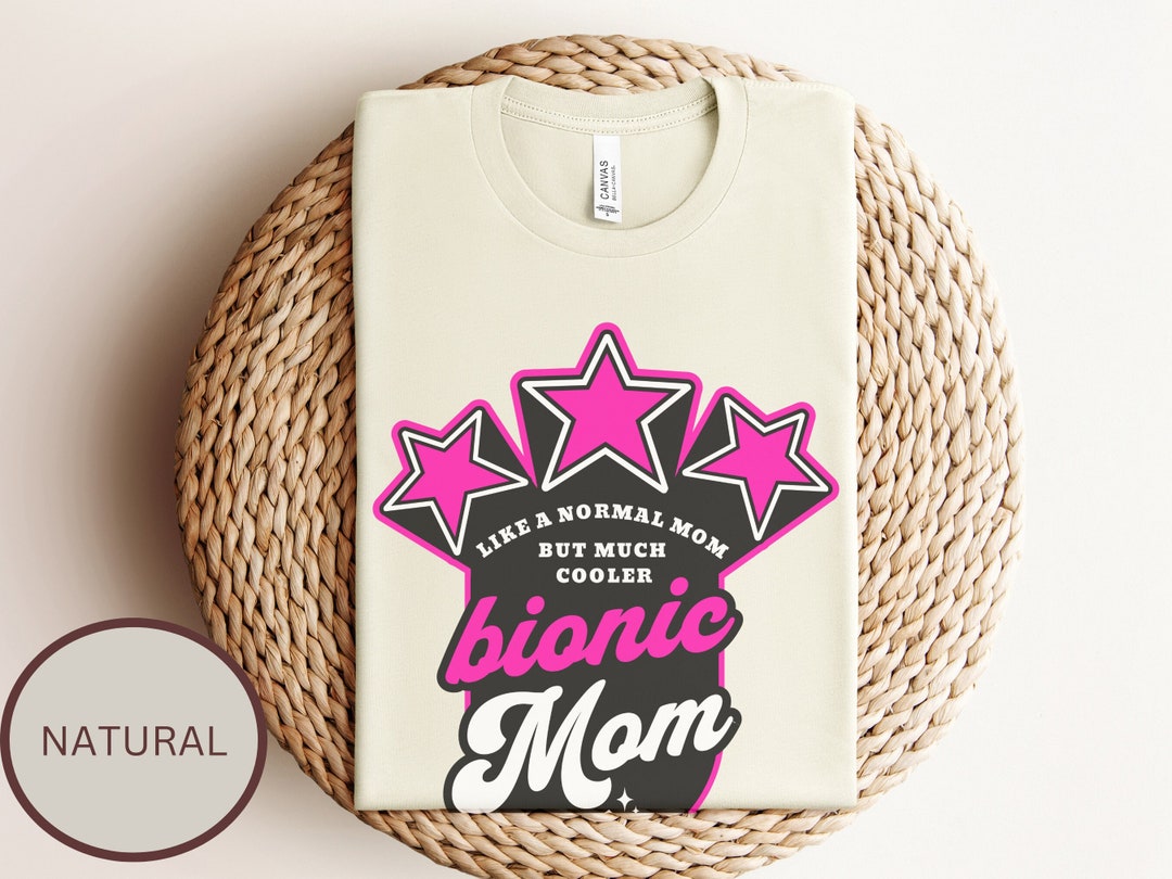 Bionic Mom Shirt, Joint Surgery Gift for Grandma - Post-op Recovery Tee ...