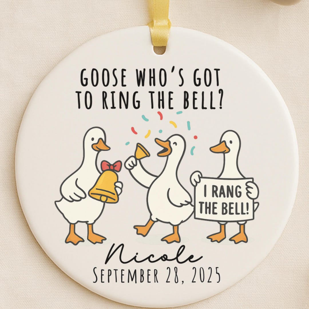 Ring the Bell Ornament for End of Chemo Gift • Cancer Survivor ...