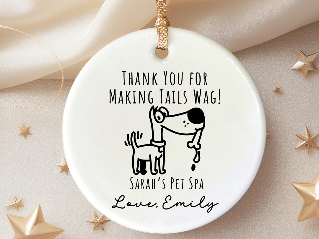 Personalized Pet Groomer Christmas Ornament for Dog Groomers, Pet ...