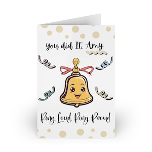 Personalized End of Chemo Card With Name, Chemotherapy Radio Survivor ...