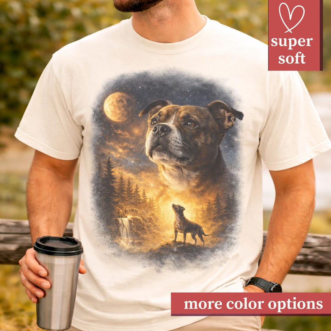 Staffordshire Bull Terrier Shirt, Staffy Dog Lover Gift, Amstaff Dad T ...