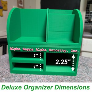 Alpha Kappa Alpha Desk Organizer, AKA Sorority Dorm Decor - Etsy