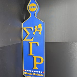 Custom 3D Printed SGRHO Sorority Paddle – Big Little Gift - Etsy