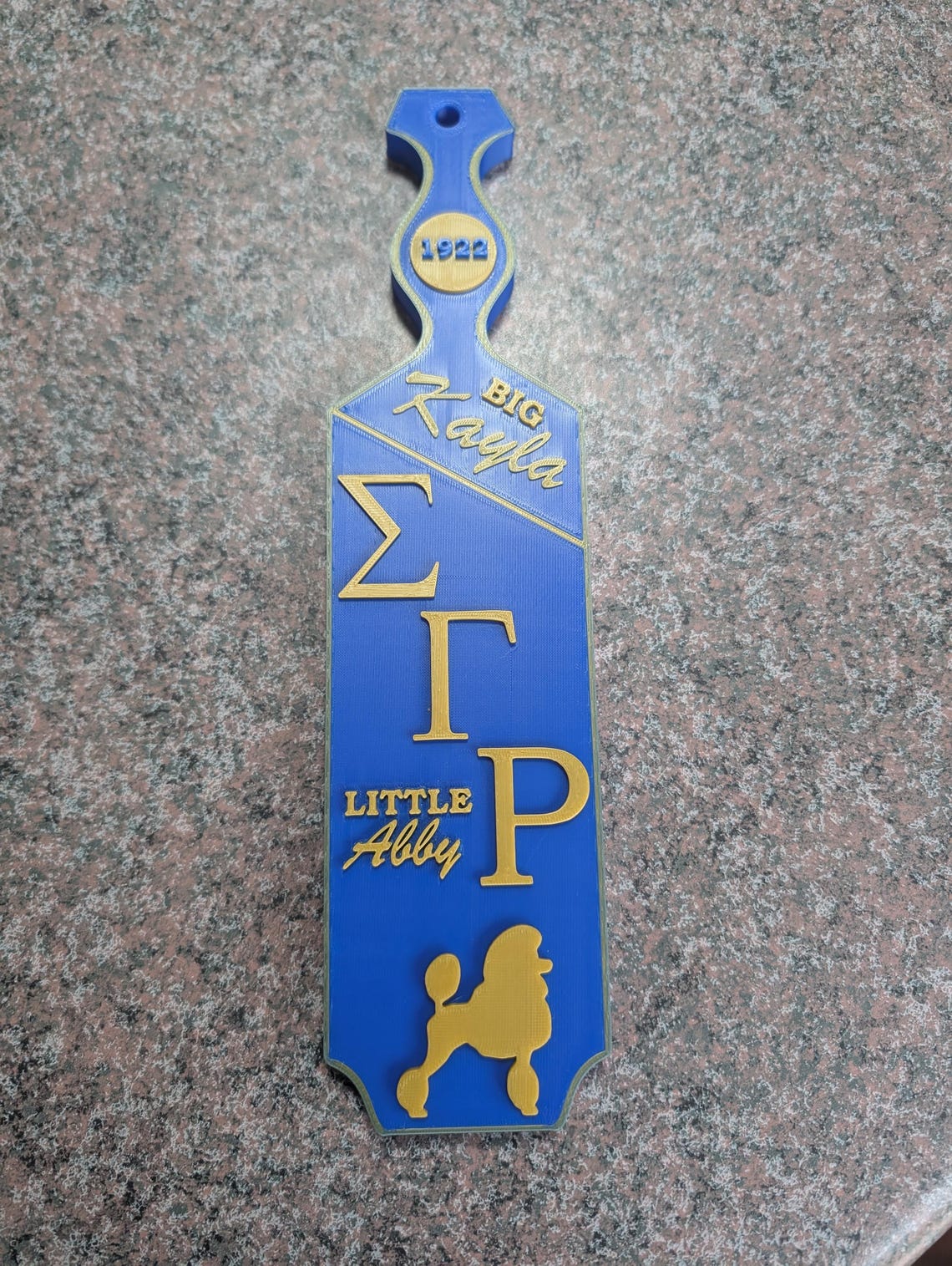 3D Printed Sorority Paddles - Custom SGRHO Big Little Gifts, Unique ...