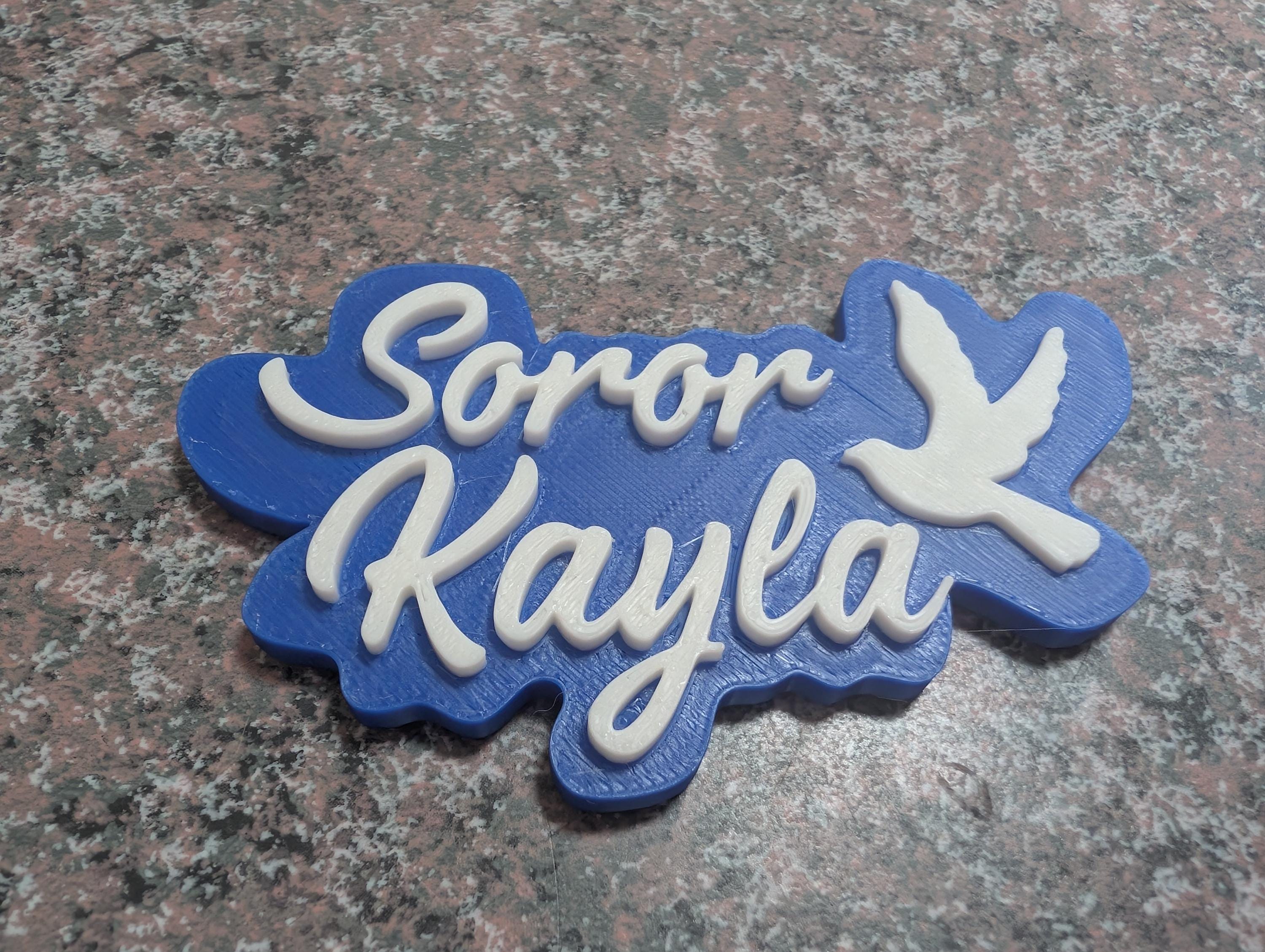Personalized Sorority Name Badges - Customized Magnetic Nametags ...