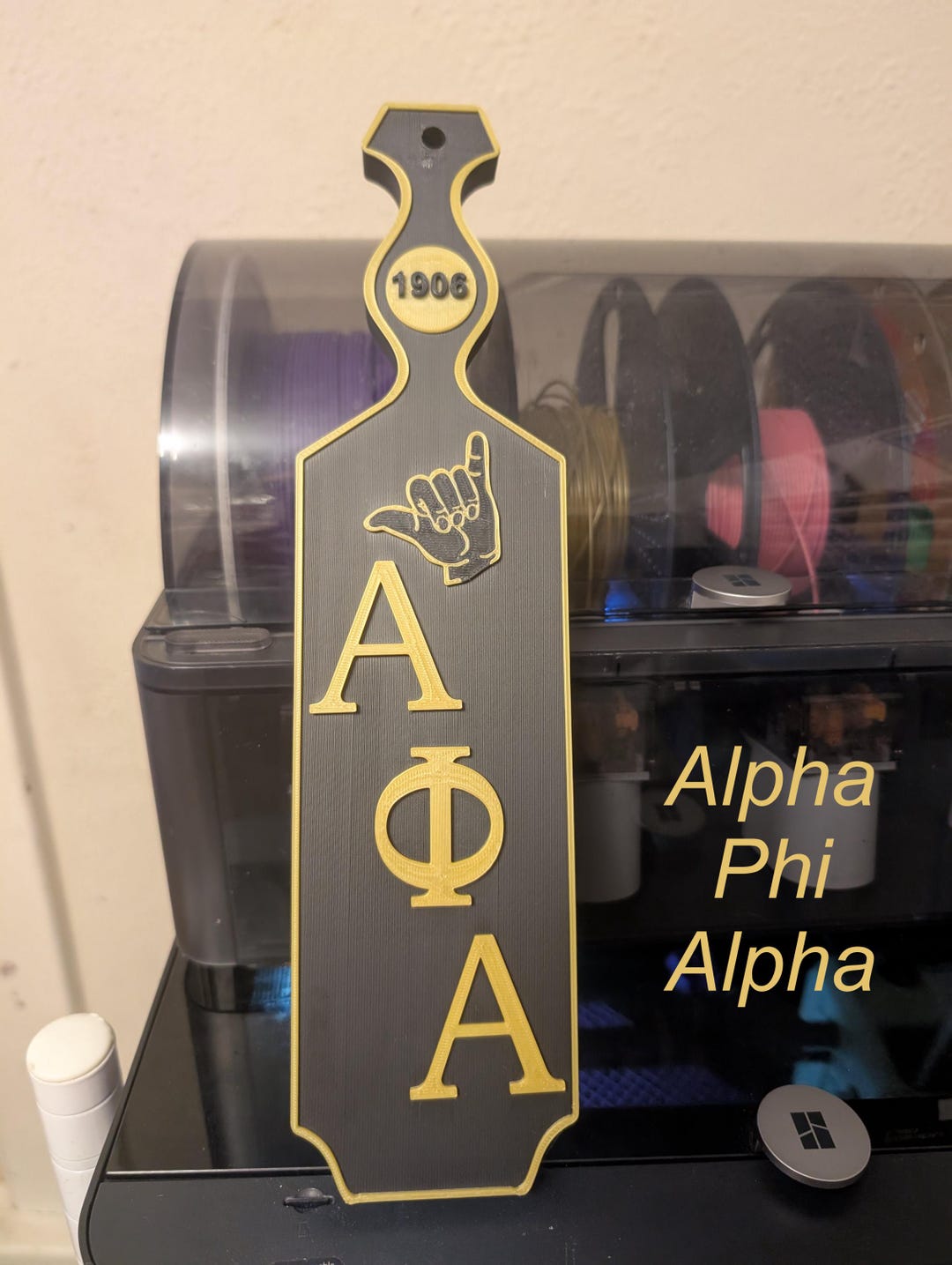 Greek Fraternity Paddles - Alpha Phi Alpha - (12" or 16") Paddle Wall ...