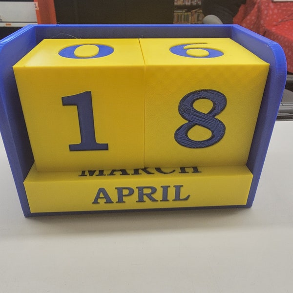 Block Calendar - Etsy