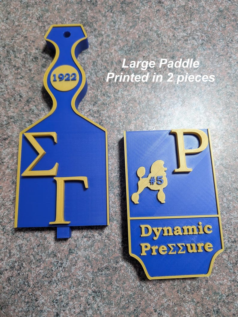 Custom 3D Printed SGRHO Sorority Paddle – Big Little Gift - Etsy