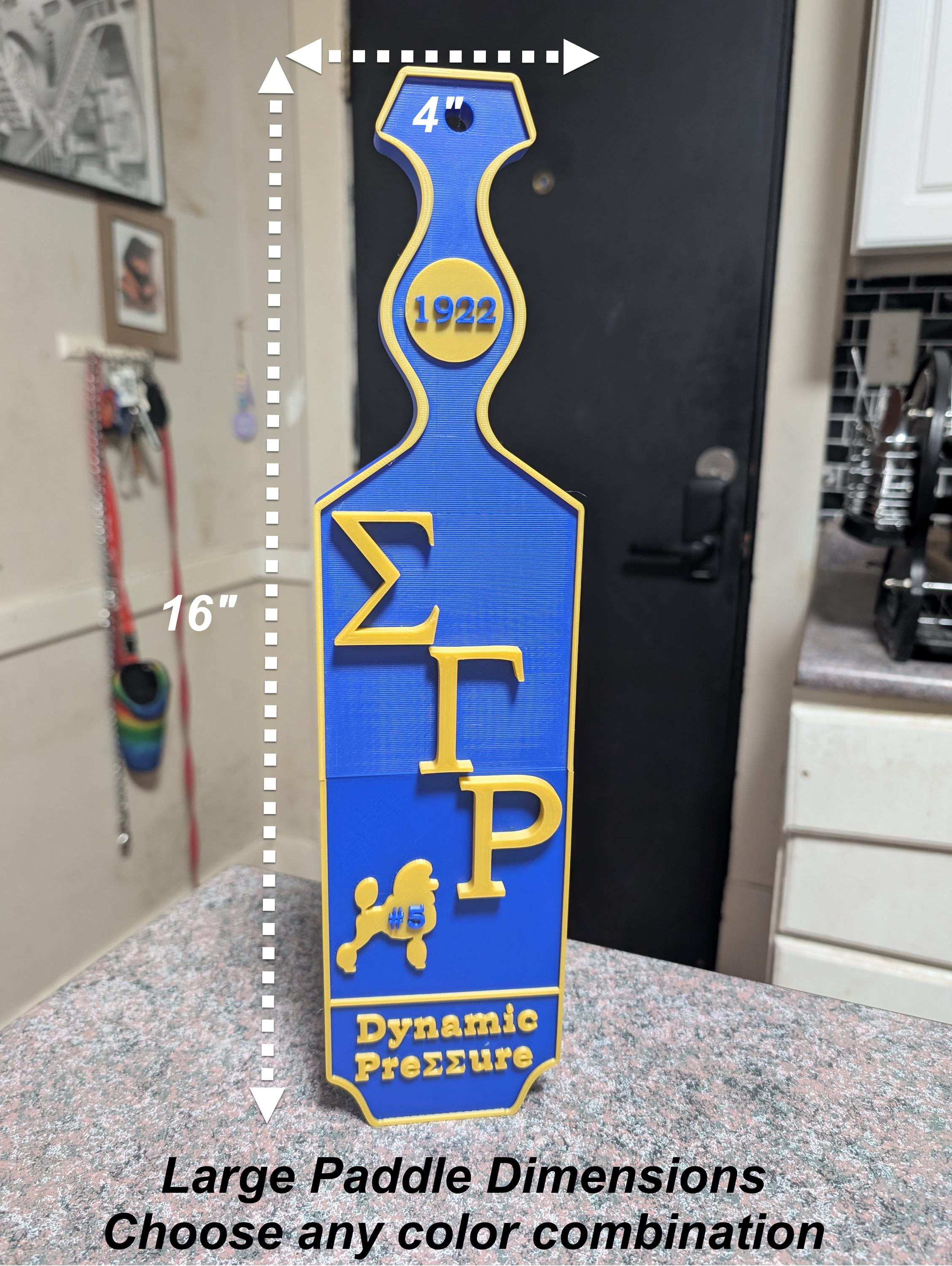 Custom 3D Printed SGRHO Sorority Paddle – Big Little Gift - Etsy