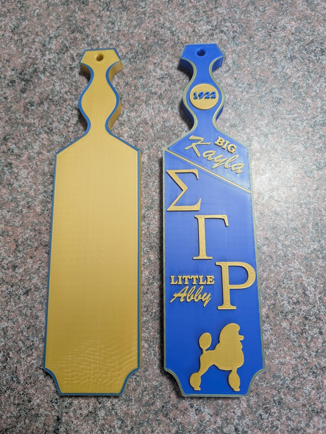 3D Printed Sorority Paddles - Custom SGRHO Big Little Gifts, Unique ...