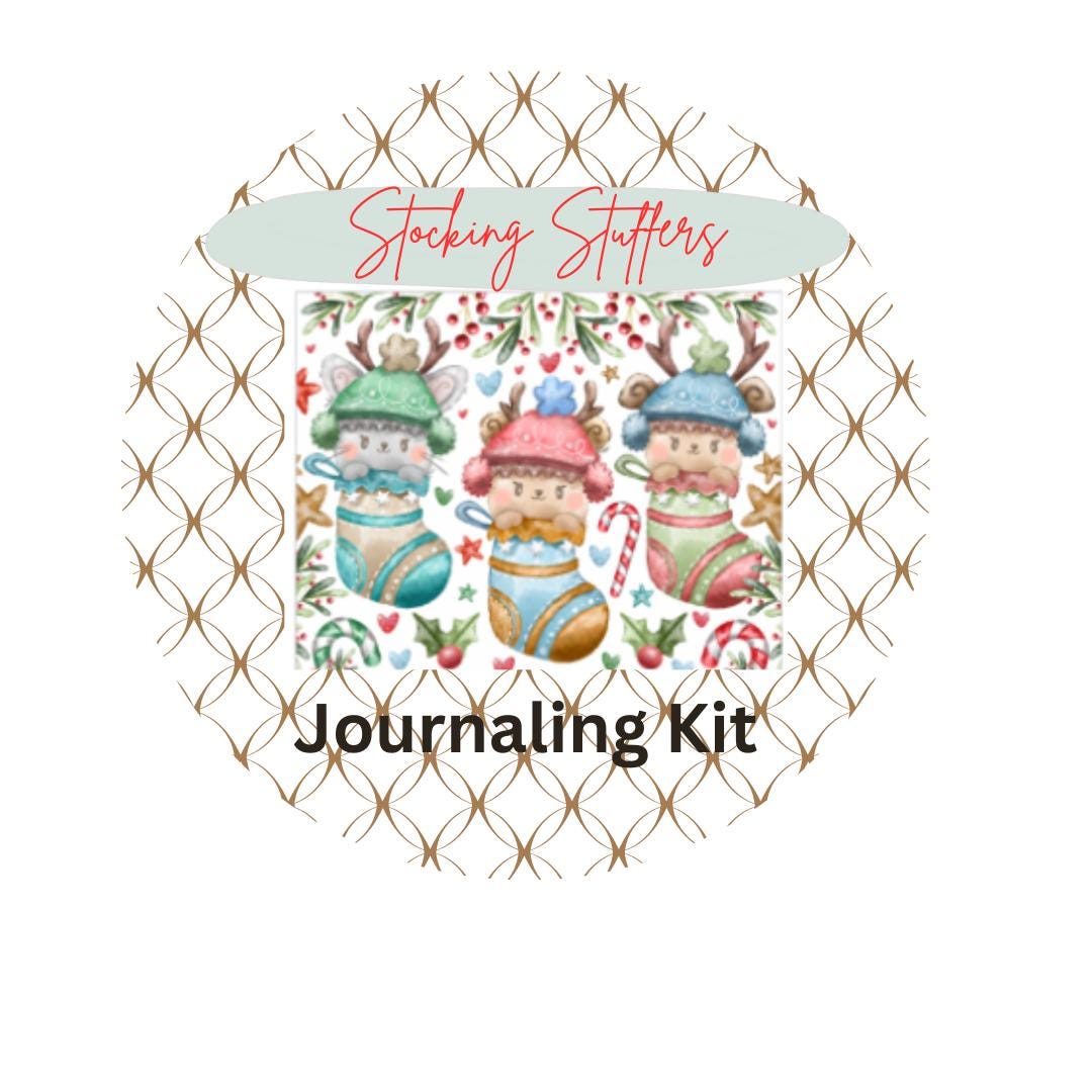 Stocking Stuffer Journaling Sticker Kit/ Standard Planner Kit/fun Deco ...