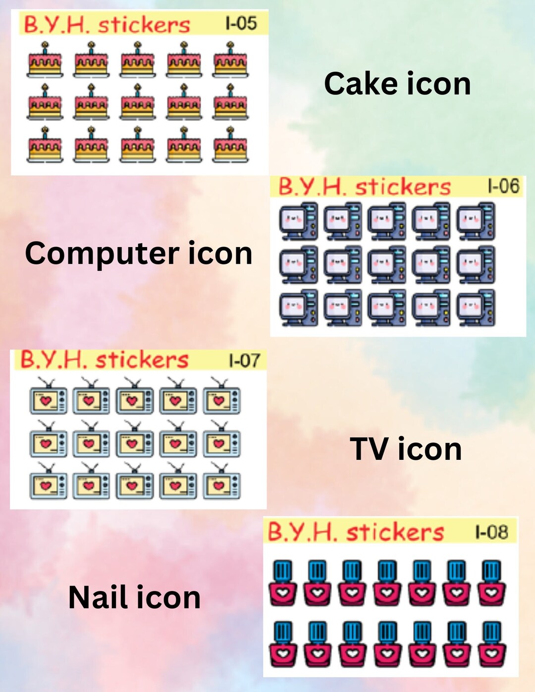 Bless UR Heart Icons - Etsy