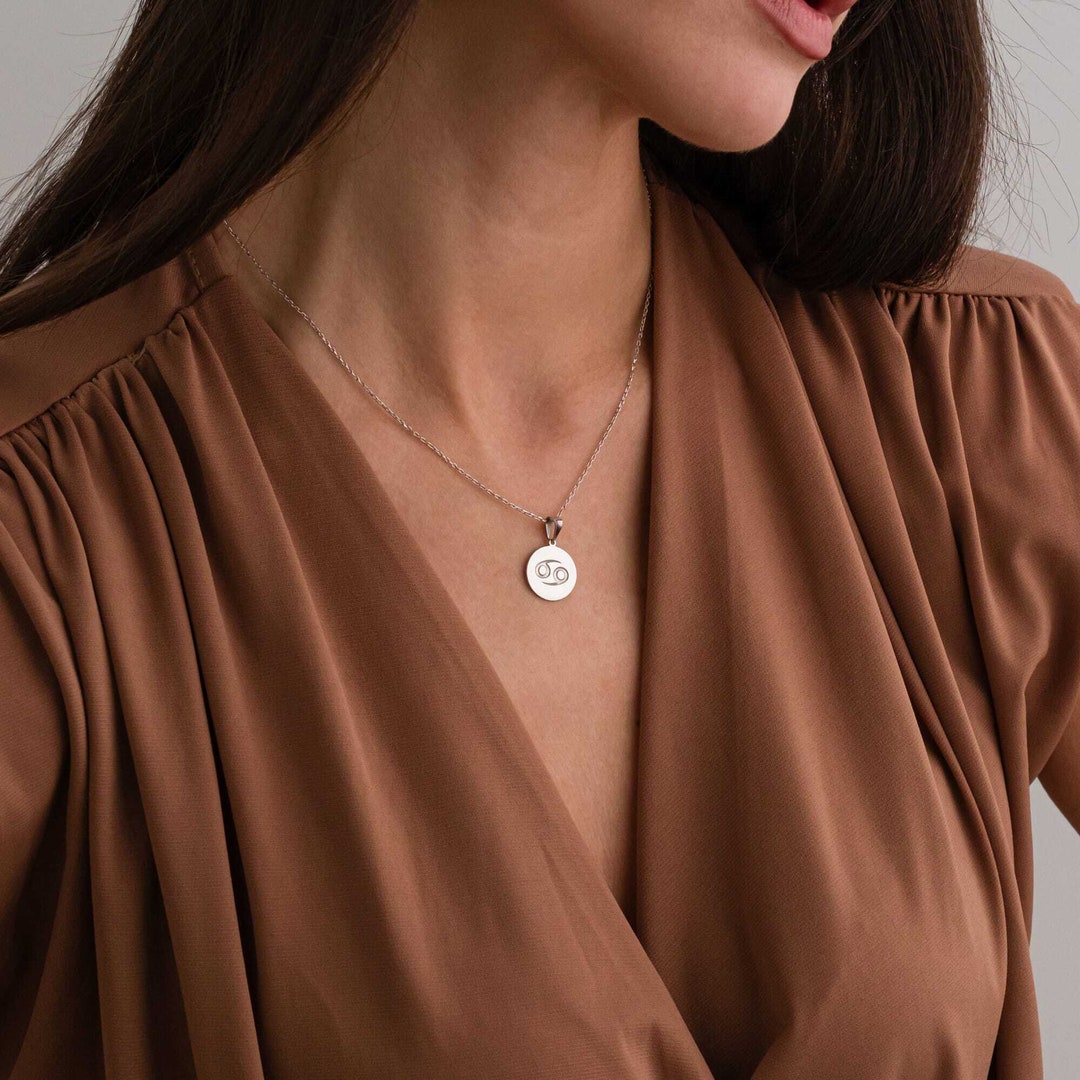 Personalized Engraved Pendant, Custom Name Coin Necklace, Unique ...