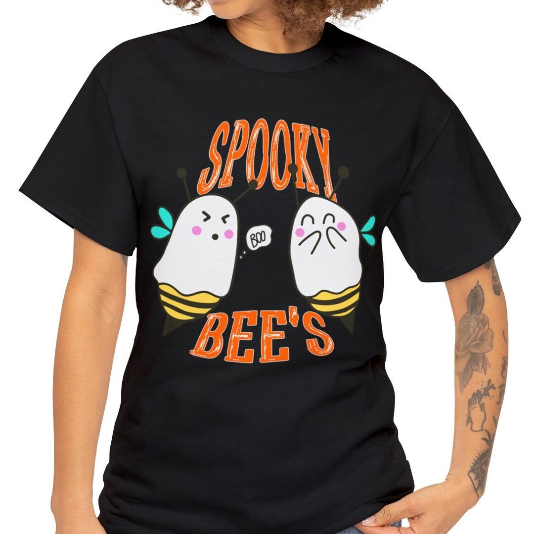 BOO Bee's Halloween Ghost Bee's Spooky Season - Etsy