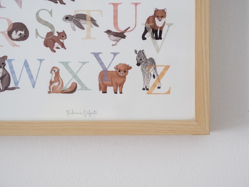 FRENCH ANIMAL ALPHABET, Children's Image, ABC Images, Nursery Children ...