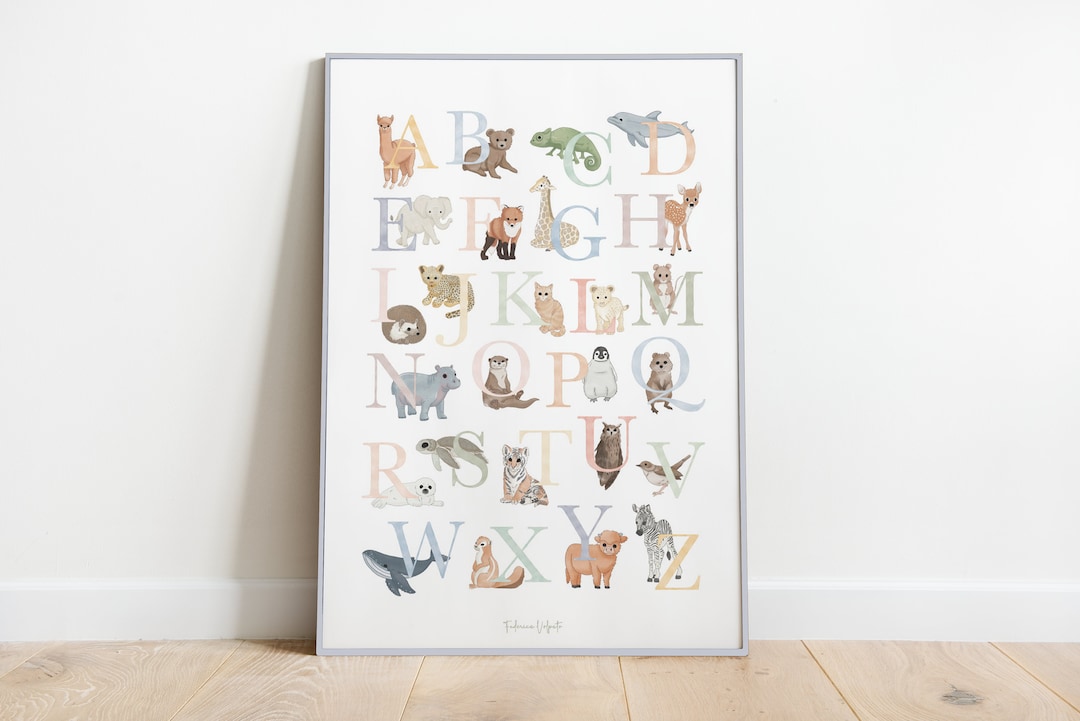 GERMAN ANIMAL ALPHABET, Picture for Children, Abc Pictures, Nursery ...