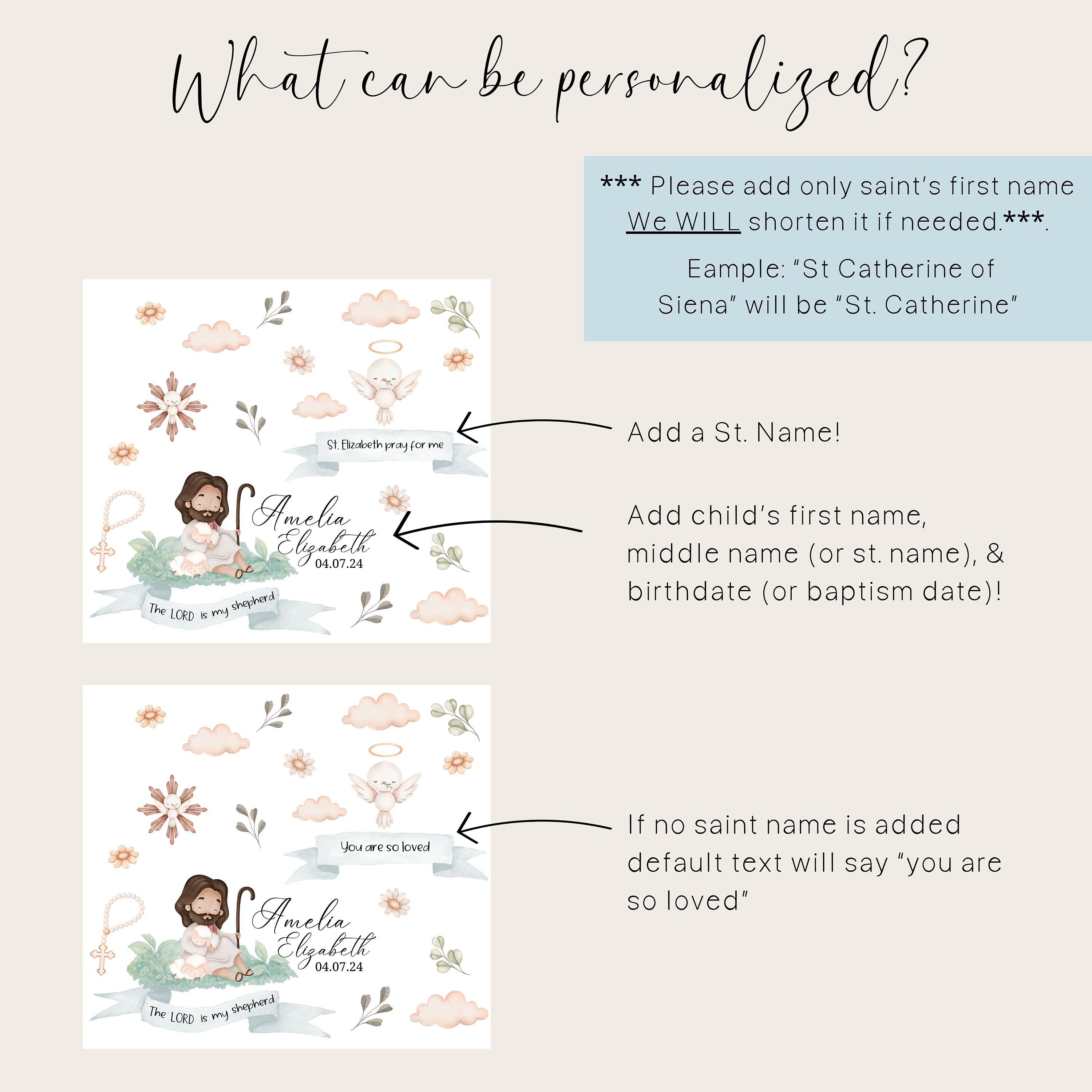 Godchild Gift, Christening Gift Boys Girls, Baptism Blanket ...
