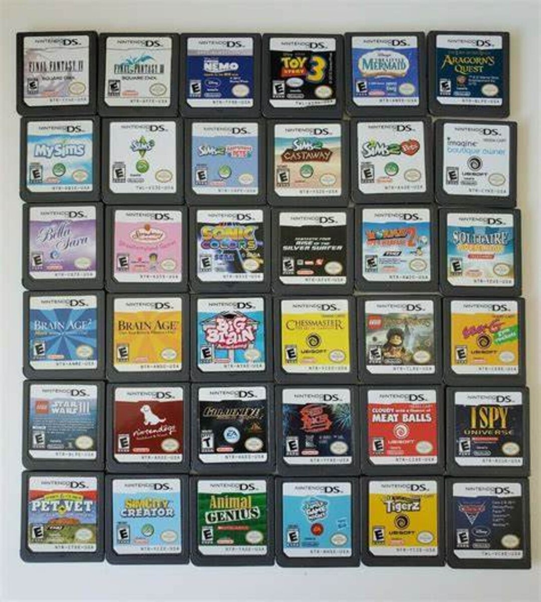 70 Nds Nintendo DS Game Cartridges Repro Video Game Console - Etsy