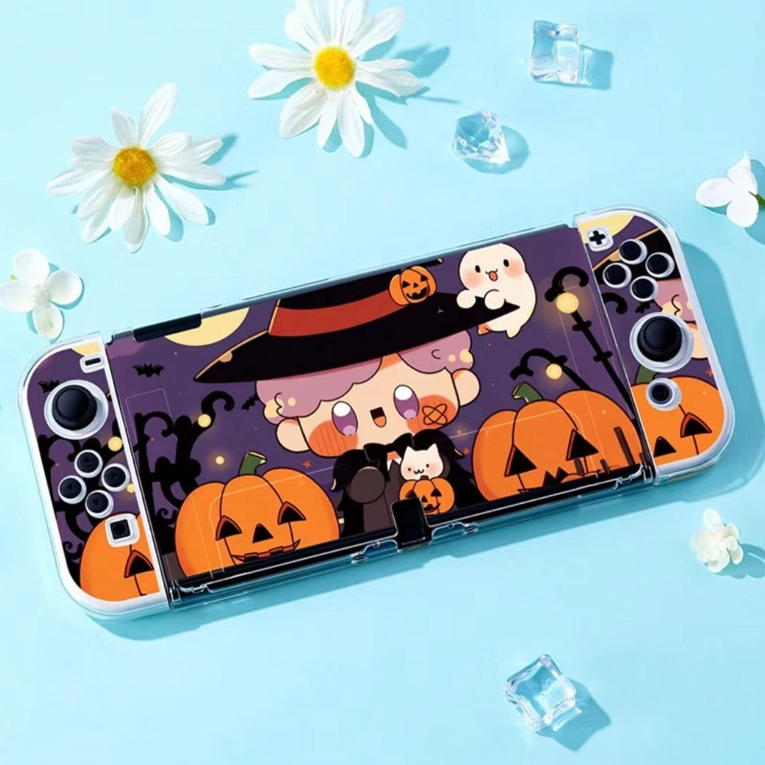 Halloween Pumpkin Witch Ghost Demon Fall Orange Cute Cat Thumb - Etsy