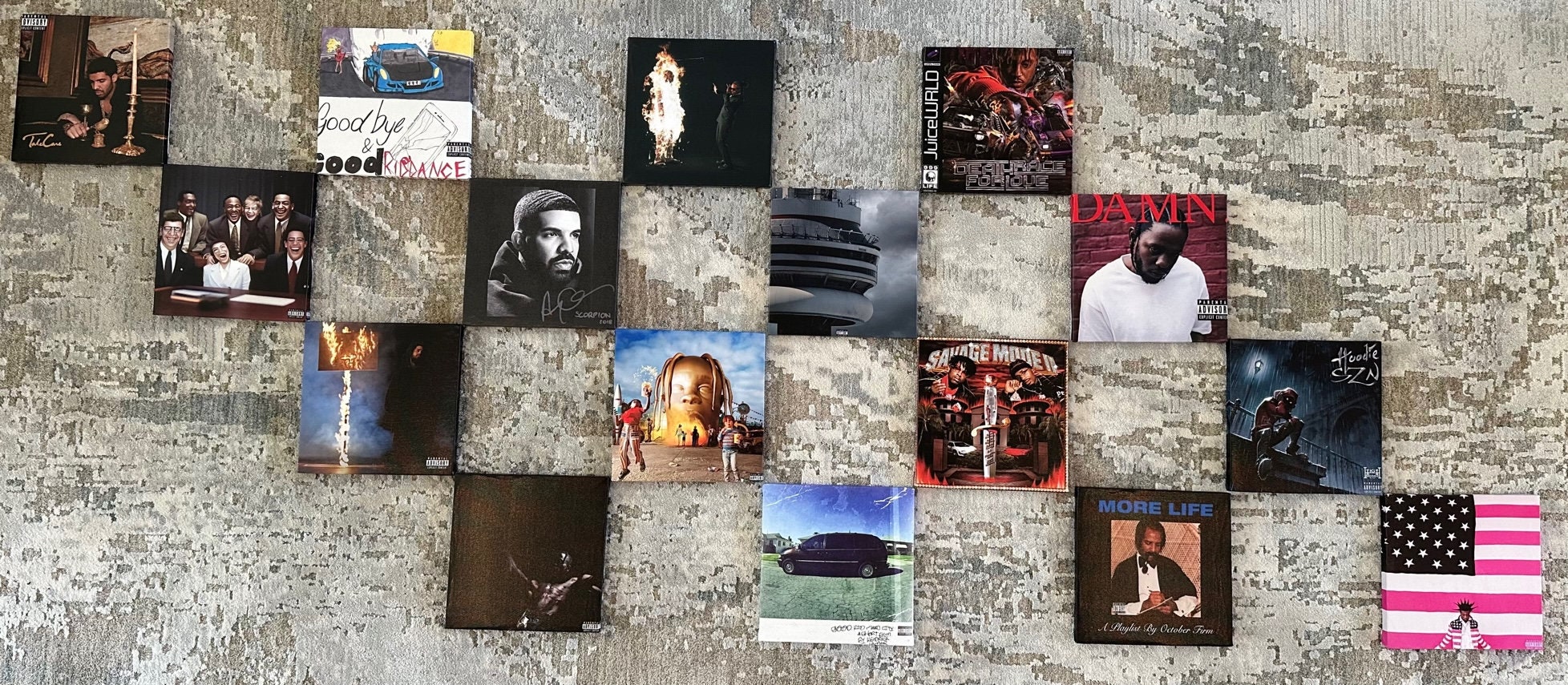 Custom Album Cover on Canvas Personalize Own Album Cover Modern Wall ...