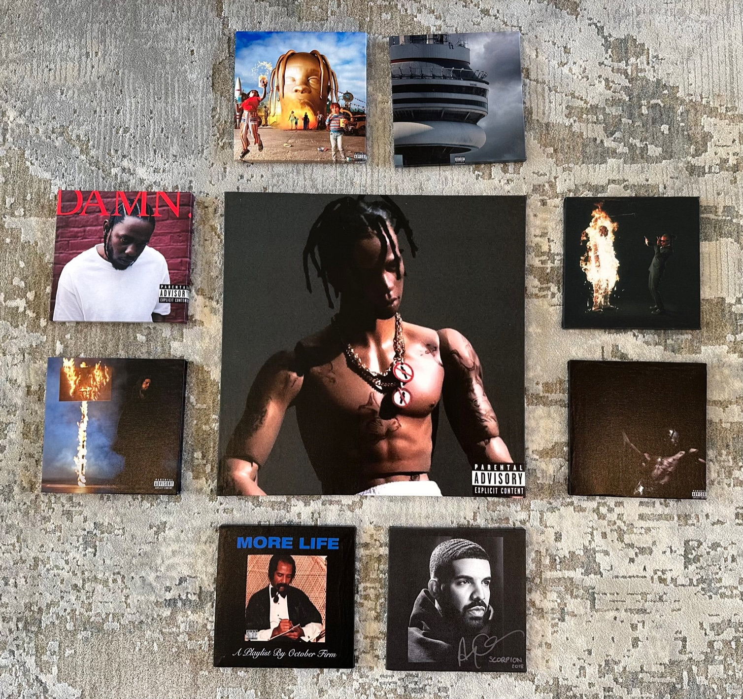 Custom Album Cover on Canvas Personalize Own Album Cover Modern Wall ...