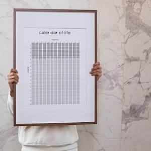 Calendar of Life | Your Life in Weeks | FREE BOOKLET | Gift Idea ...