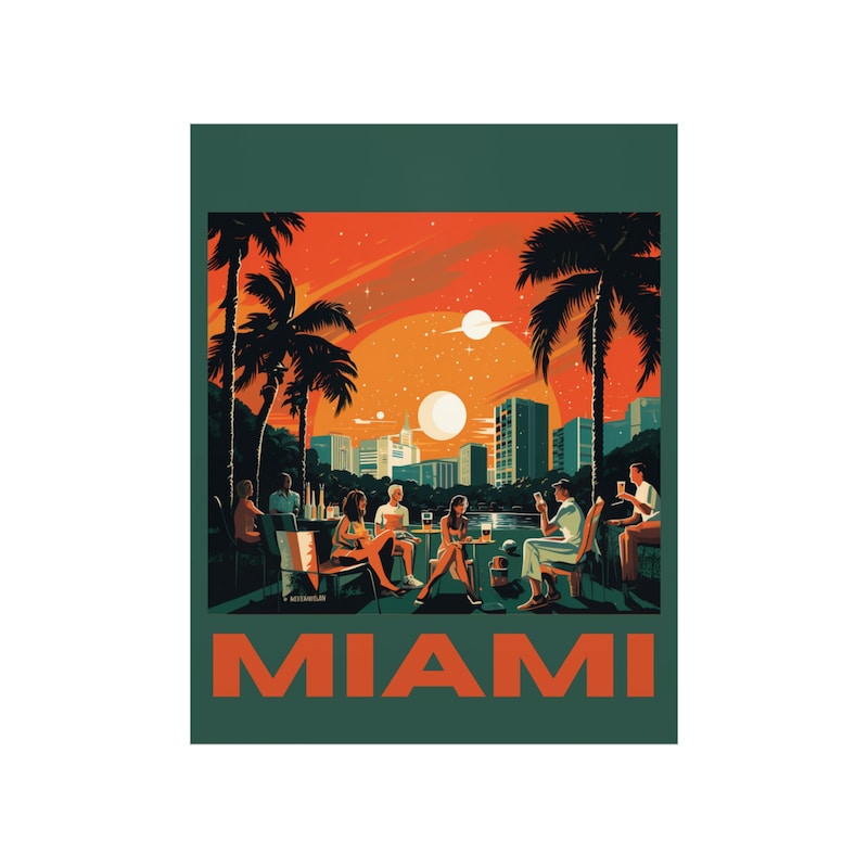 Retro Miami Decor - Etsy