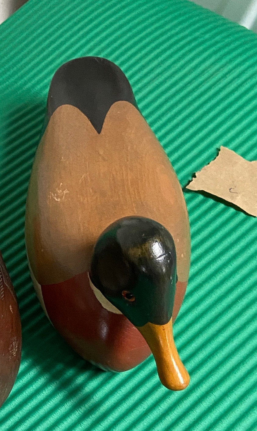 Jim Harkness 1981 Signed Mallard Duck Decoy - Etsy Canada