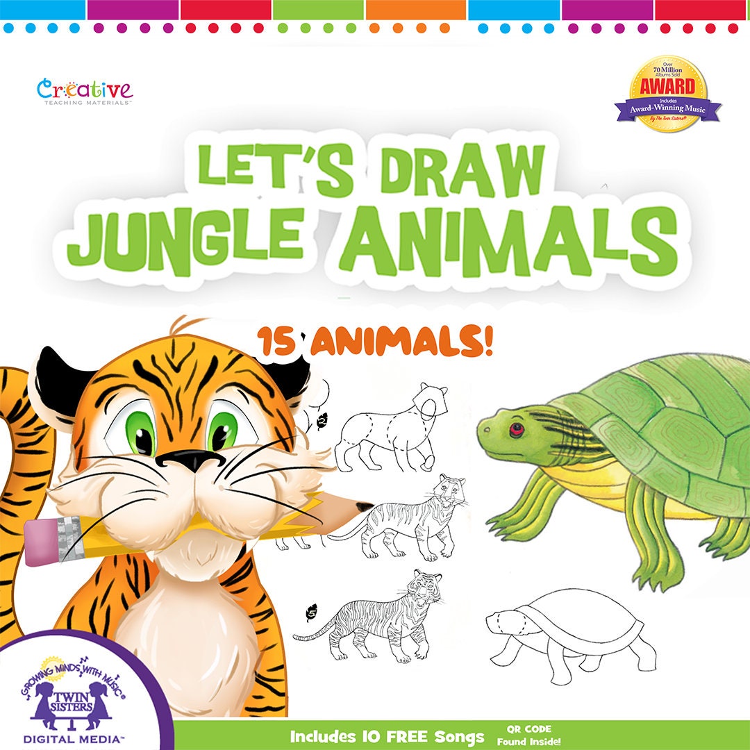 I Can Draw Jungle Animals - Etsy