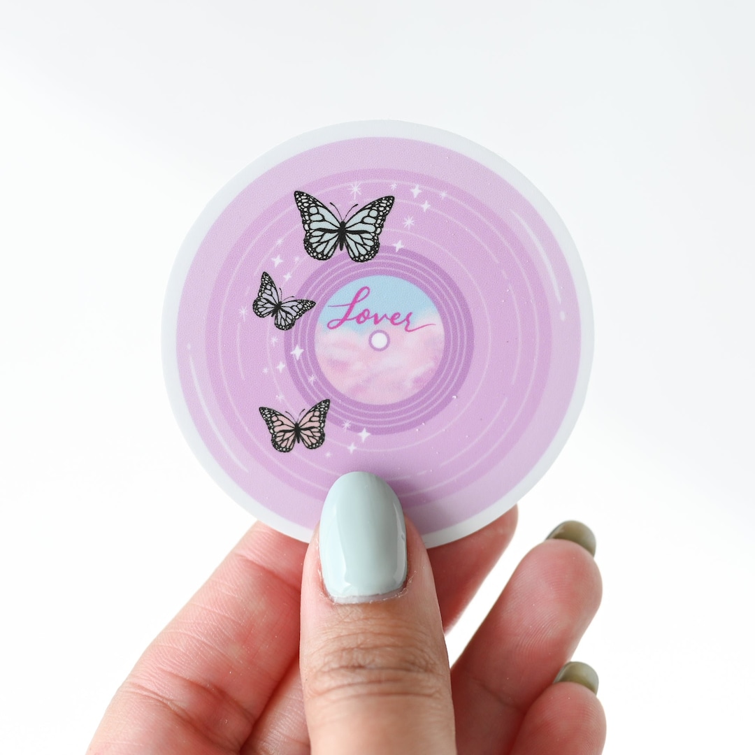 Lover Vinyl Record Sticker Taylor Pop Culture Sticker Waterproof Matte ...