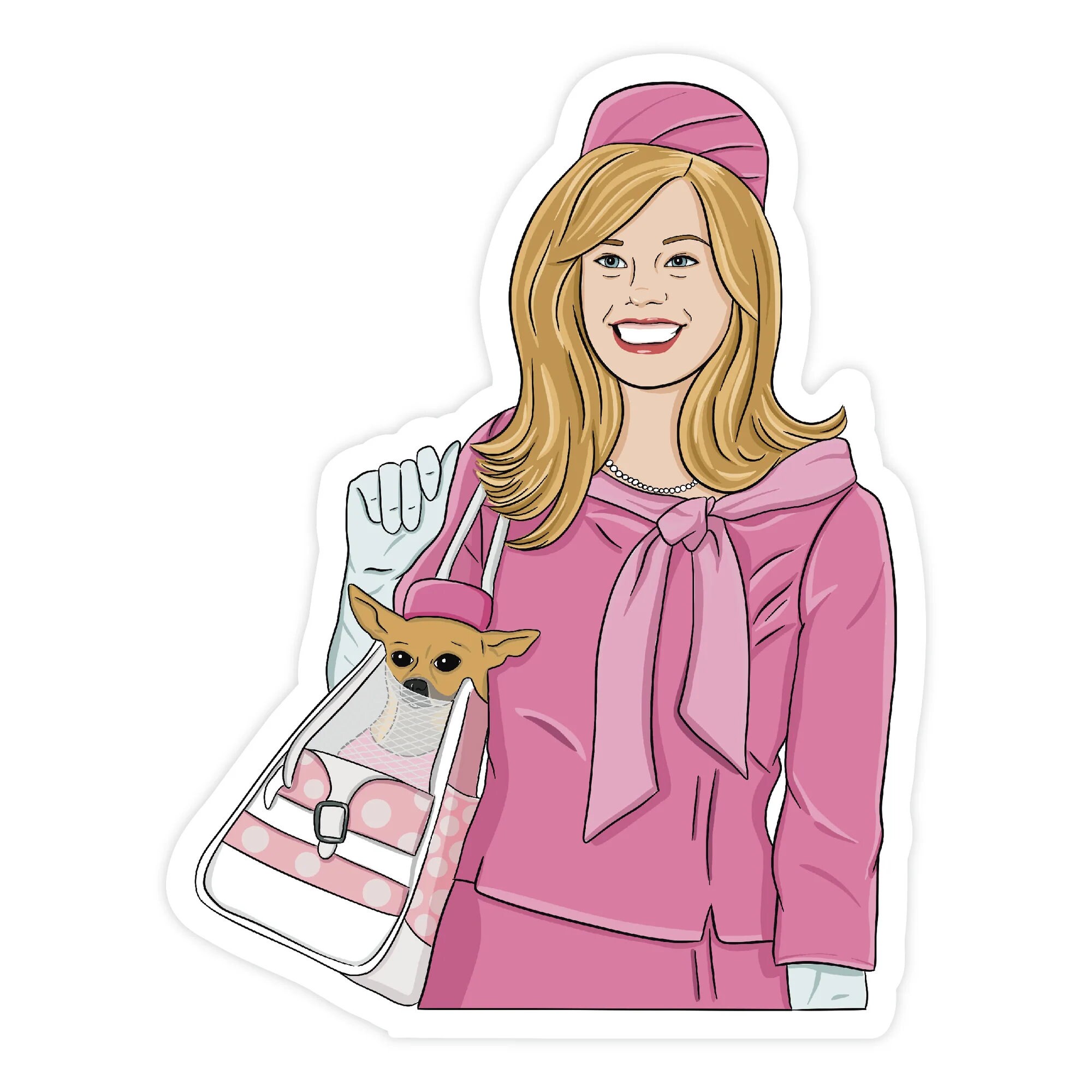 Legally Elle Sticker Blonde Pop Culture Sticker Waterproof Matte Vinyl ...