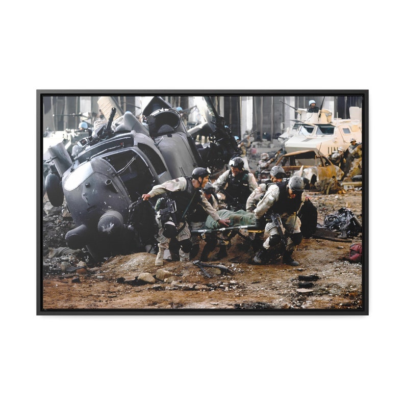 Delta Force Extraction in Black Hawk Down William Fichtner Horizontal ...