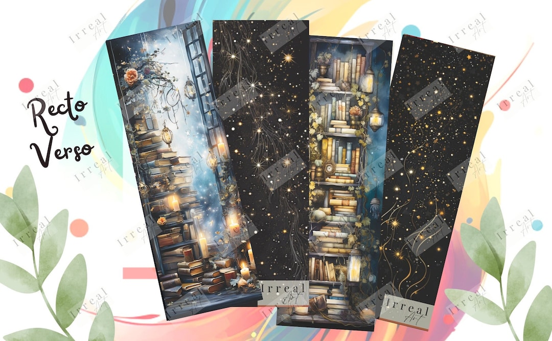 Downloadable and Printable Double-sided Library Bookmark for Book ...
