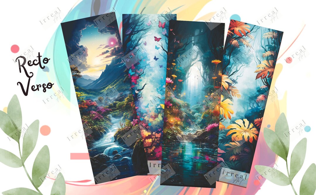 Downloadable and Printable Double-sided Rainforest Bookmarks for Book ...