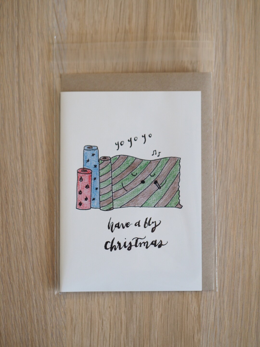 Wrapping Paper Greeting Card Handmade Perfect for Any Occasion Birthday ...