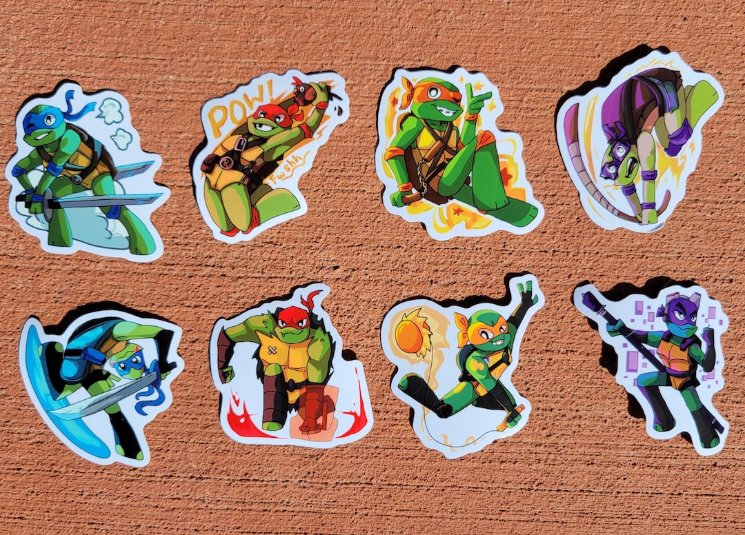 Teenage Mutant Ninja Turtle Stickers || Rise! and Mutant Mayhem / Tales ...