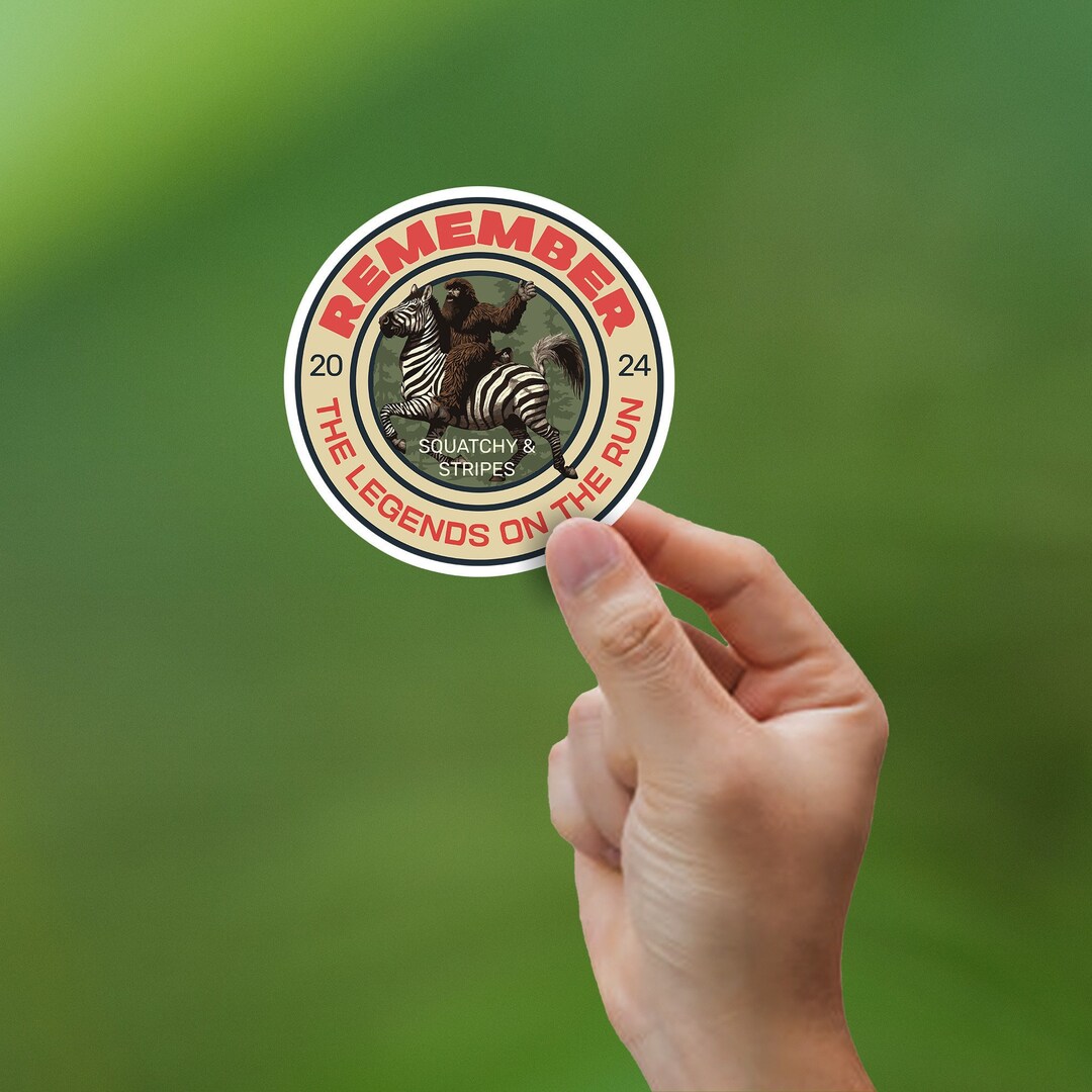 Decal Sasquatch and the NW Zebra the Great Escape to the Woods Limited ...